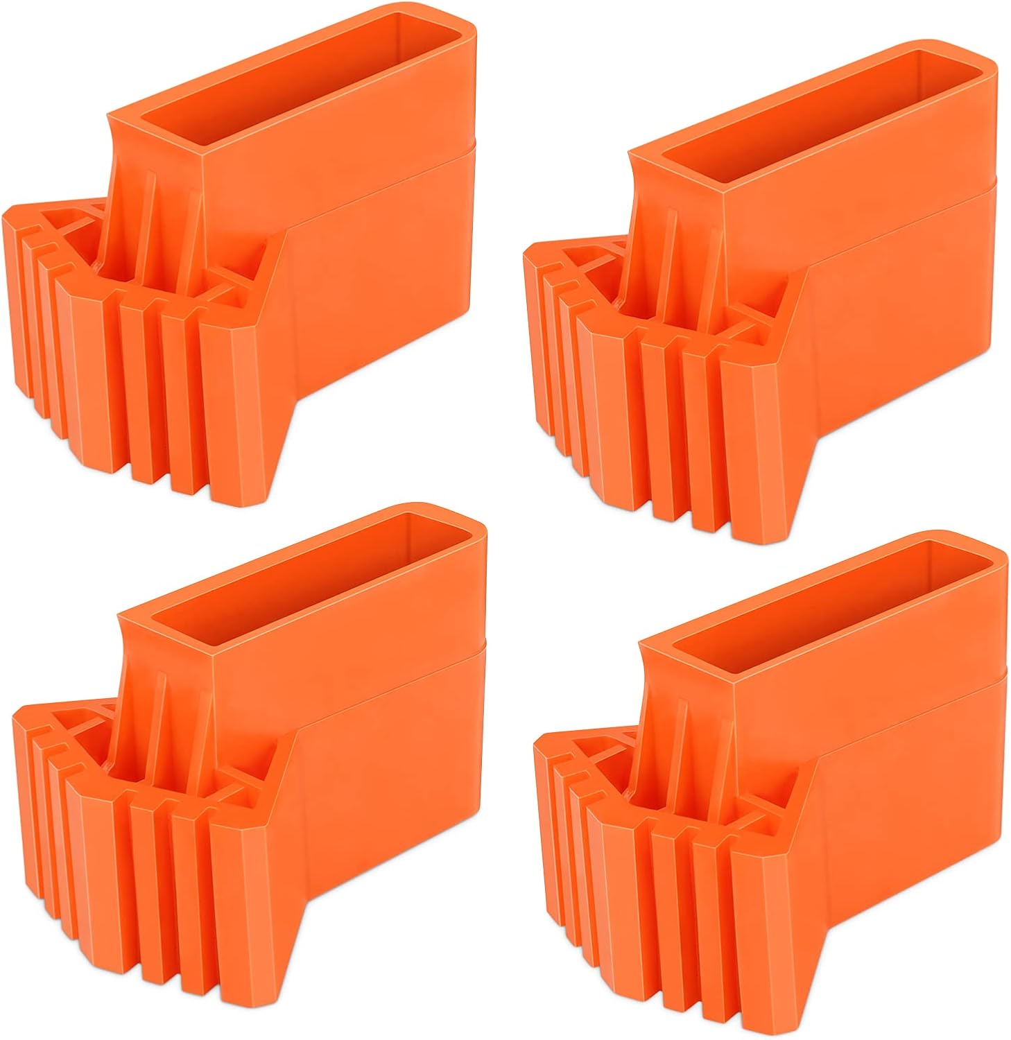 4 piezas de cubiertas para escaleras, pies escalera antideslizantes PVC ...