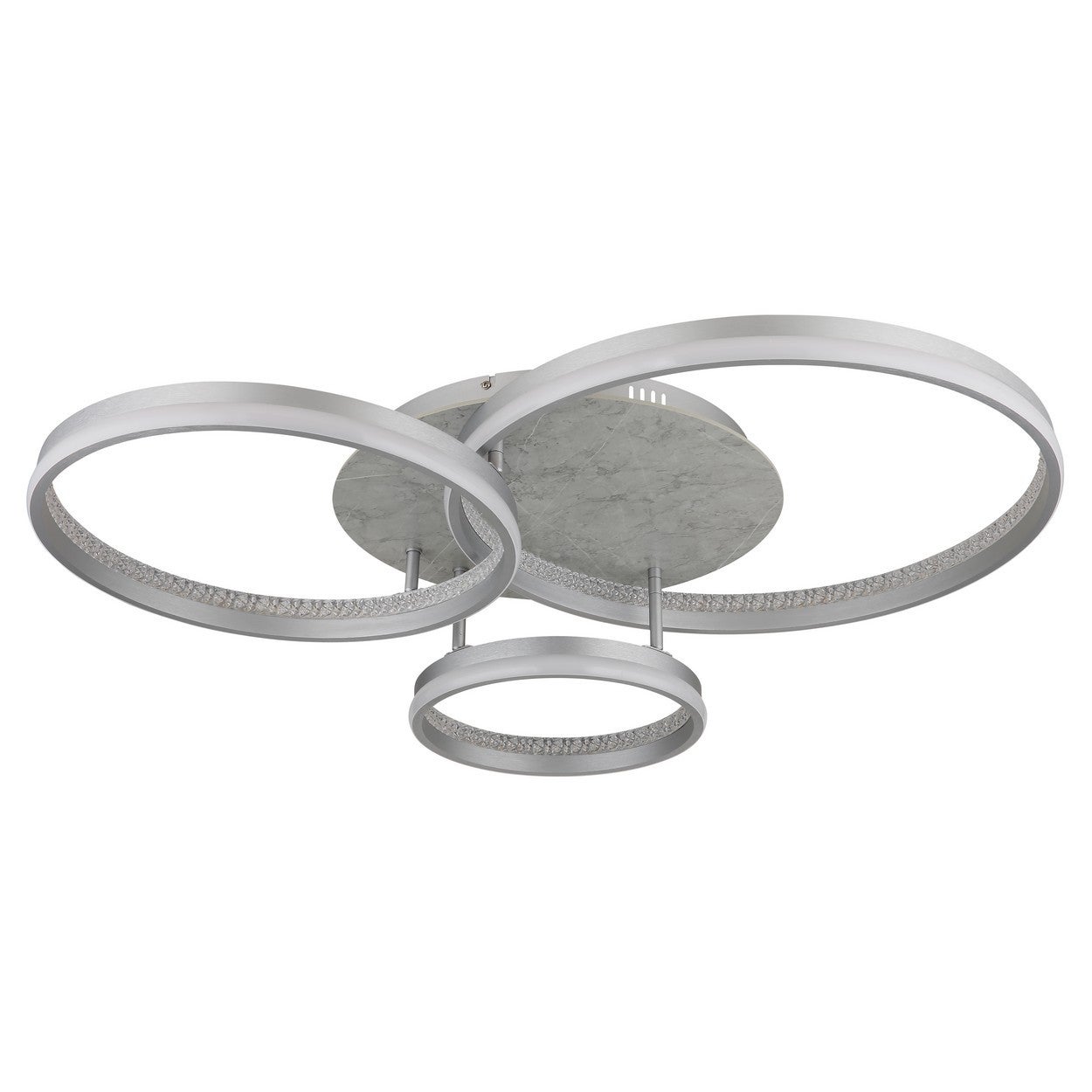 Luz de techo metal color plata mate, LED | Leroy Merlin