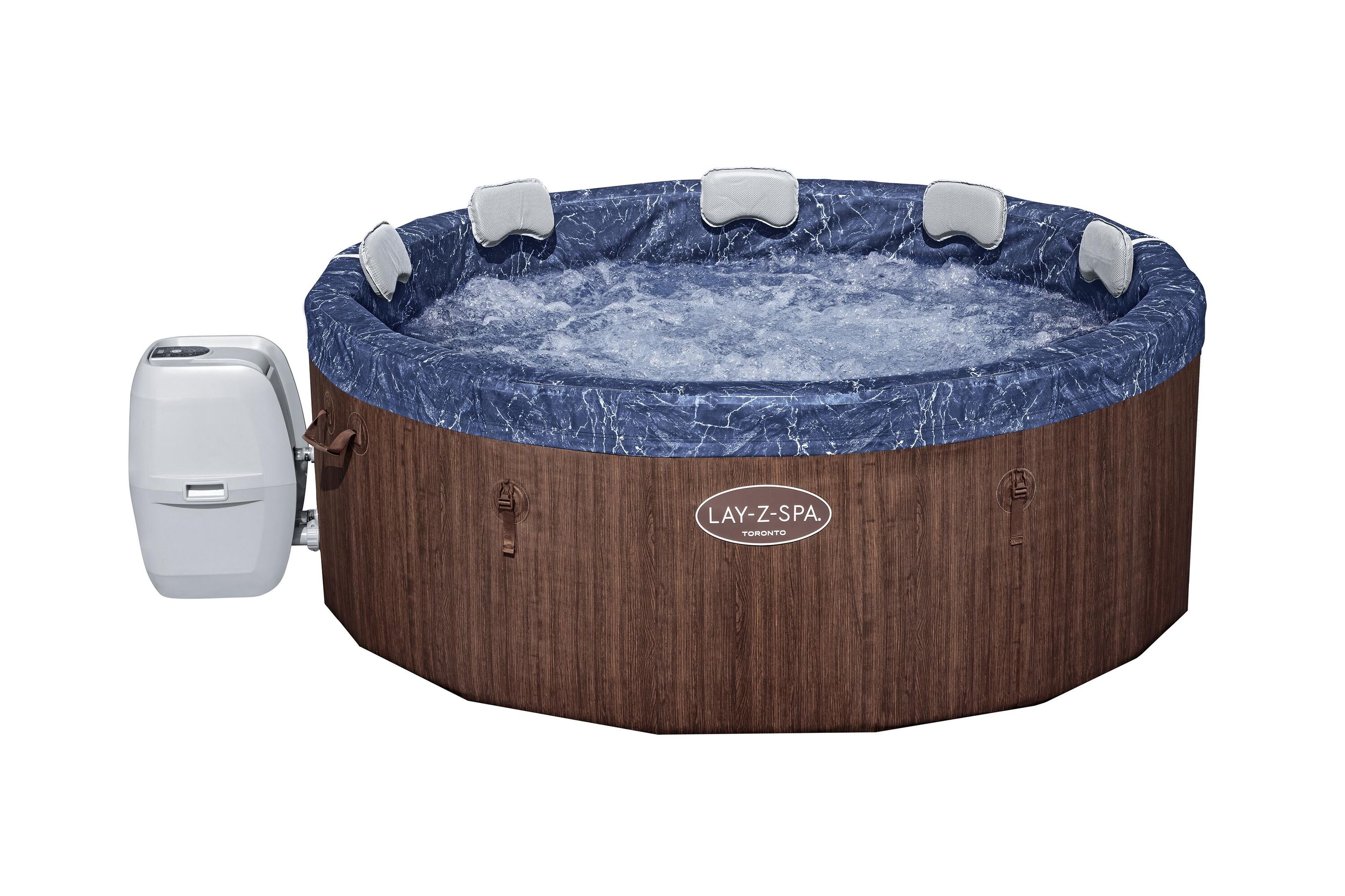 BESTWAY Spa semi rigide 5-7 places Lay-Z-Spa Toronto Airjet | Leroy Merlin