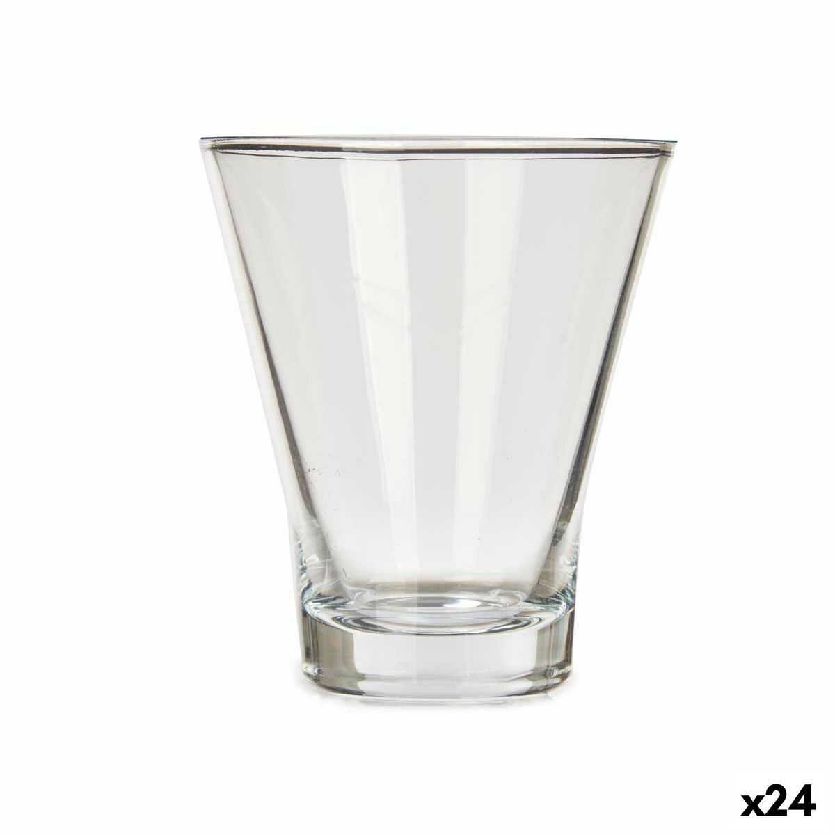 Vaso Cónico Transparente Vidrio 200 ml (24 Unidades) | Leroy Merlin