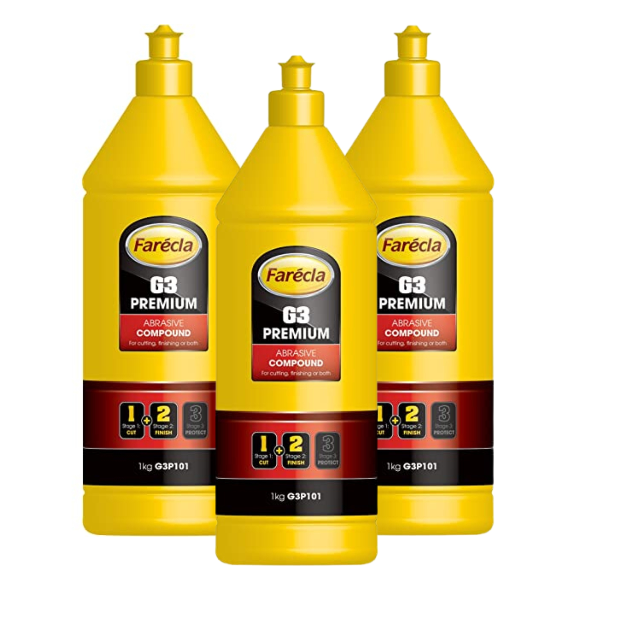 3 x FARECLA G3 PREMIUM PULIMENTO ABRASIVO 1 KG | Leroy Merlin