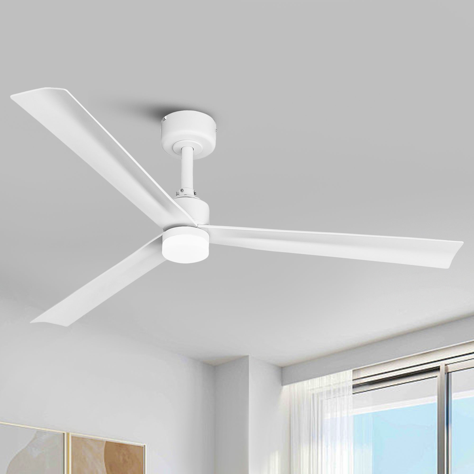 Parrot Uncle Ventilador de Techo con Luz LED 127 cm Motor DC Silencioso ...