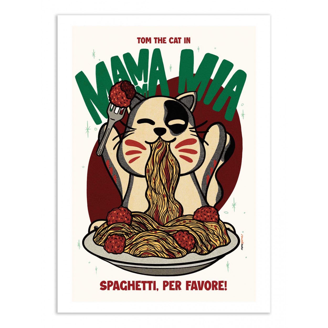 Art-Poster - Mama Mia - Rafa Gomes - 50 x 70 cm | Leroy Merlin