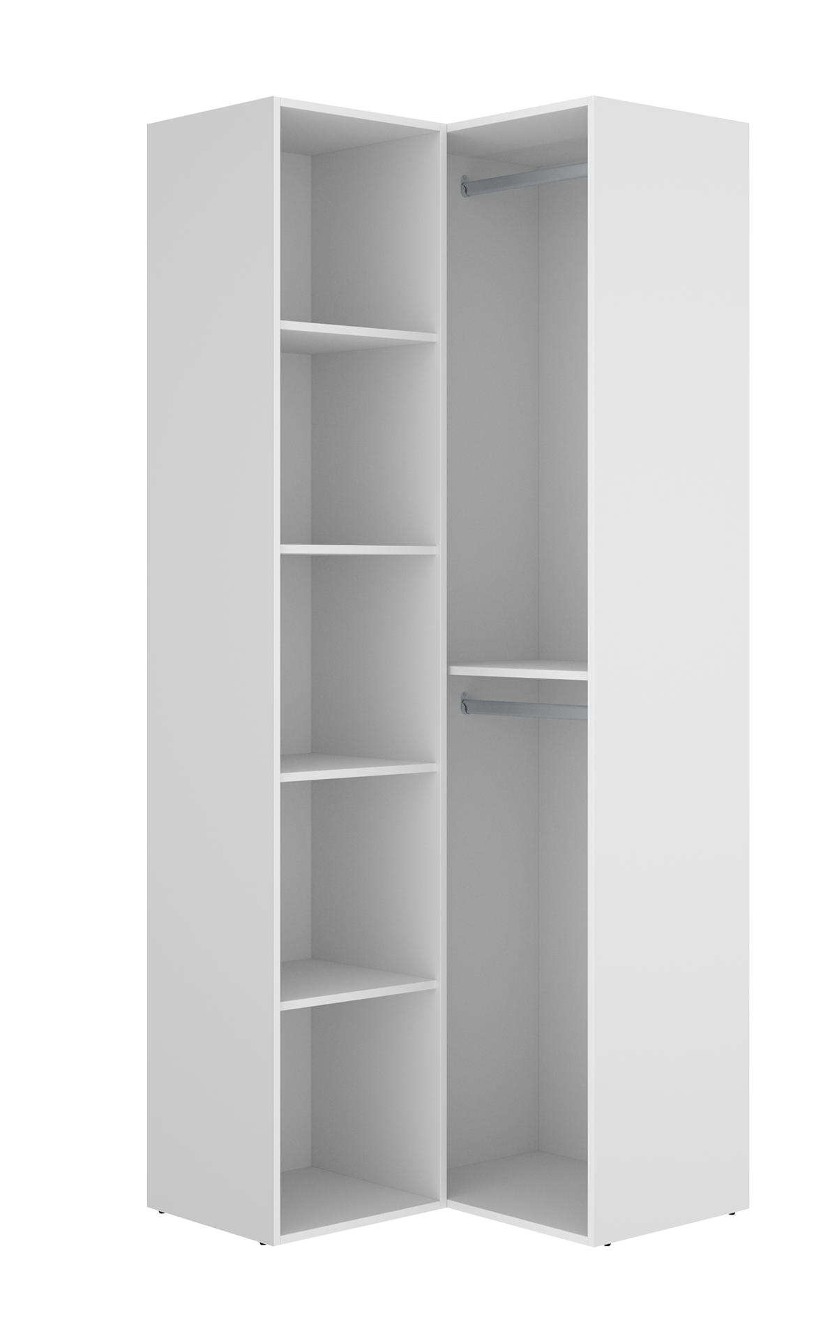 Dressing d'angle et fond d'arrière réversible coloris chêne naturel ...