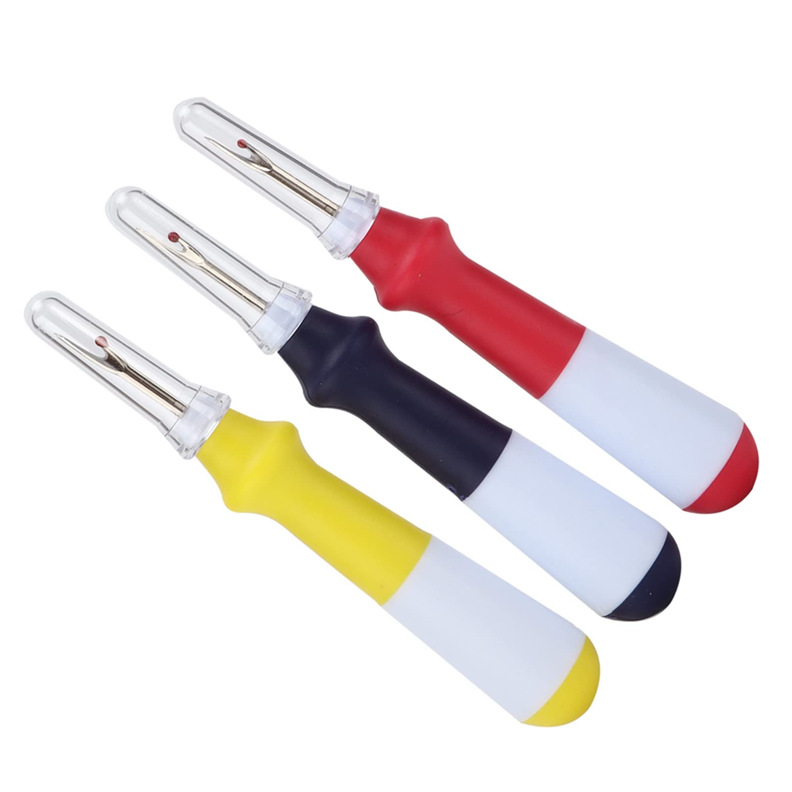 Lot de 3 découseurs de couture colorés en inox, poignées ergonomiques ...