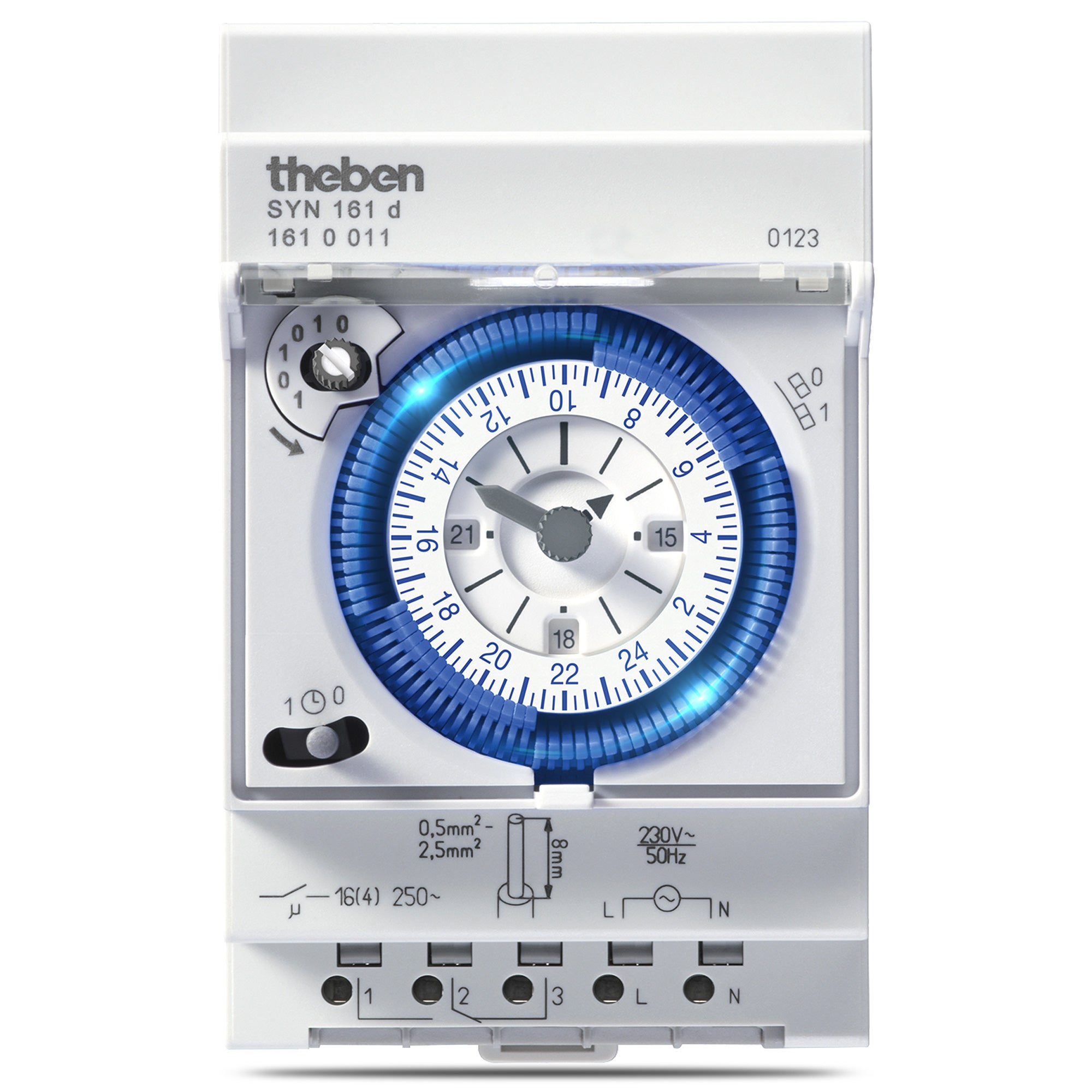 Theben 1610011 SYN 161 d Horloge programmable analogique, programme ...