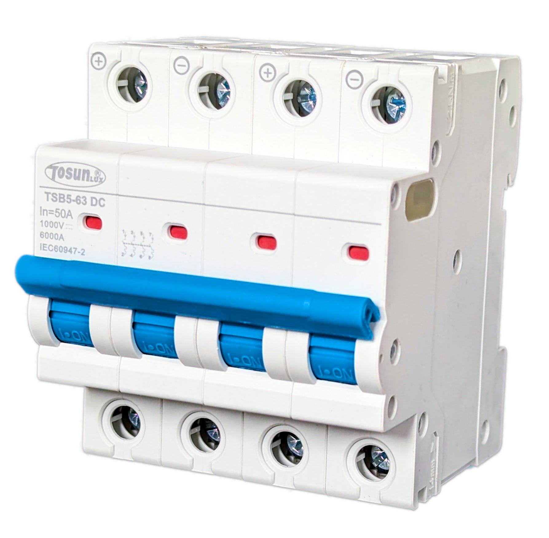 Interruptor Disyuntor para sistema solar fotovoltaico DC1000V 4P en CC ...