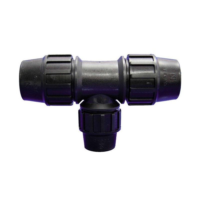 Te Reducida PE, accesorio para tuberia de polietileno 40mm - 32mm ...
