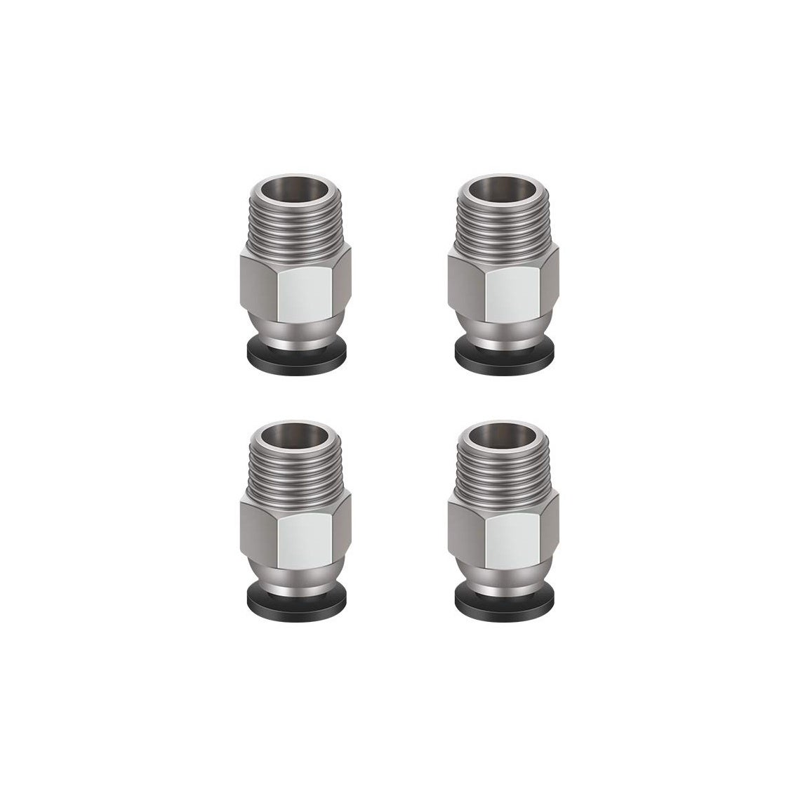 4pcs Connecteur Rapide d'air raccords Pneumatiques Connecteur Raccords ...