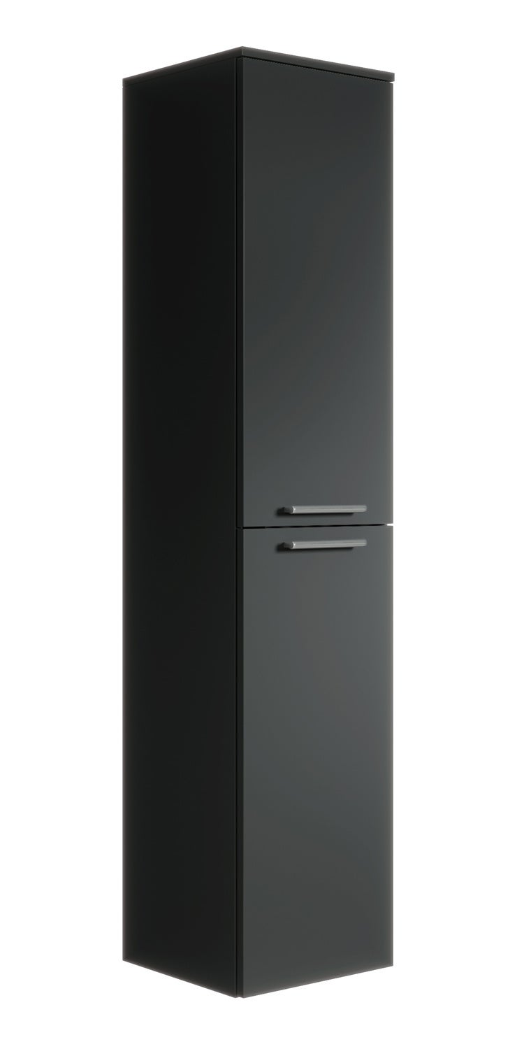 Armoire de rangement de Saturnus Hauteur 130 cm Noir - Meuble de ...