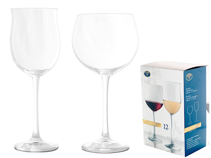 SV 12 GOBELETS VTR VINTAGE (6+6) | Leroy Merlin