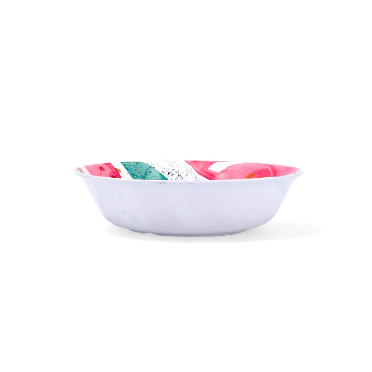 Plato Hondo Melamina 20cm Quid Acuarela - Multicolor | Leroy Merlin