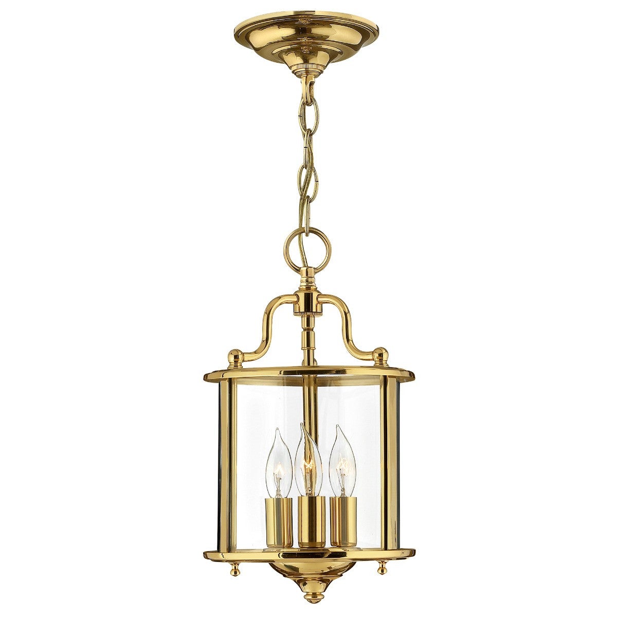 Suspension Gentry, laiton poli et verre, petite | Leroy Merlin