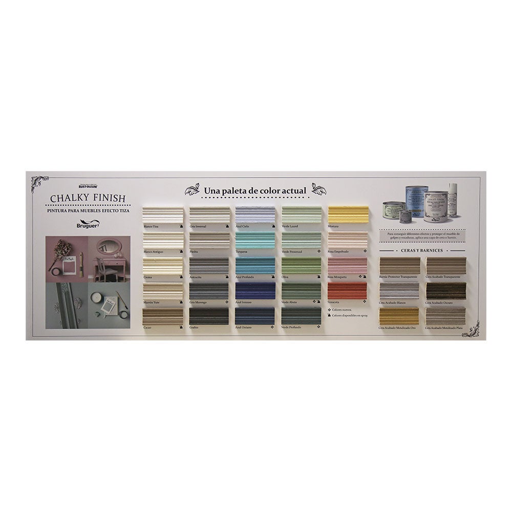 Rd Carta De Colores Chalky Colors 2022 Expositor 1M | Leroy Merlin