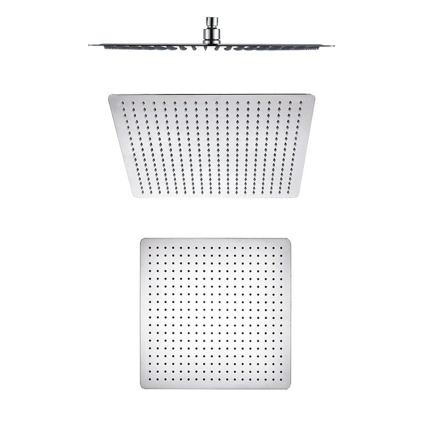 Ducha cuadrada baja de acero inoxidable 200x300mm - Idrhaus | Leroy Merlin