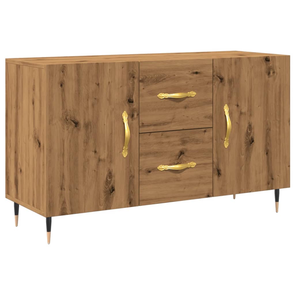 Buffet | Meuble de Rangement | Bahut chêne artisanal 100x36x60 cm bois ...