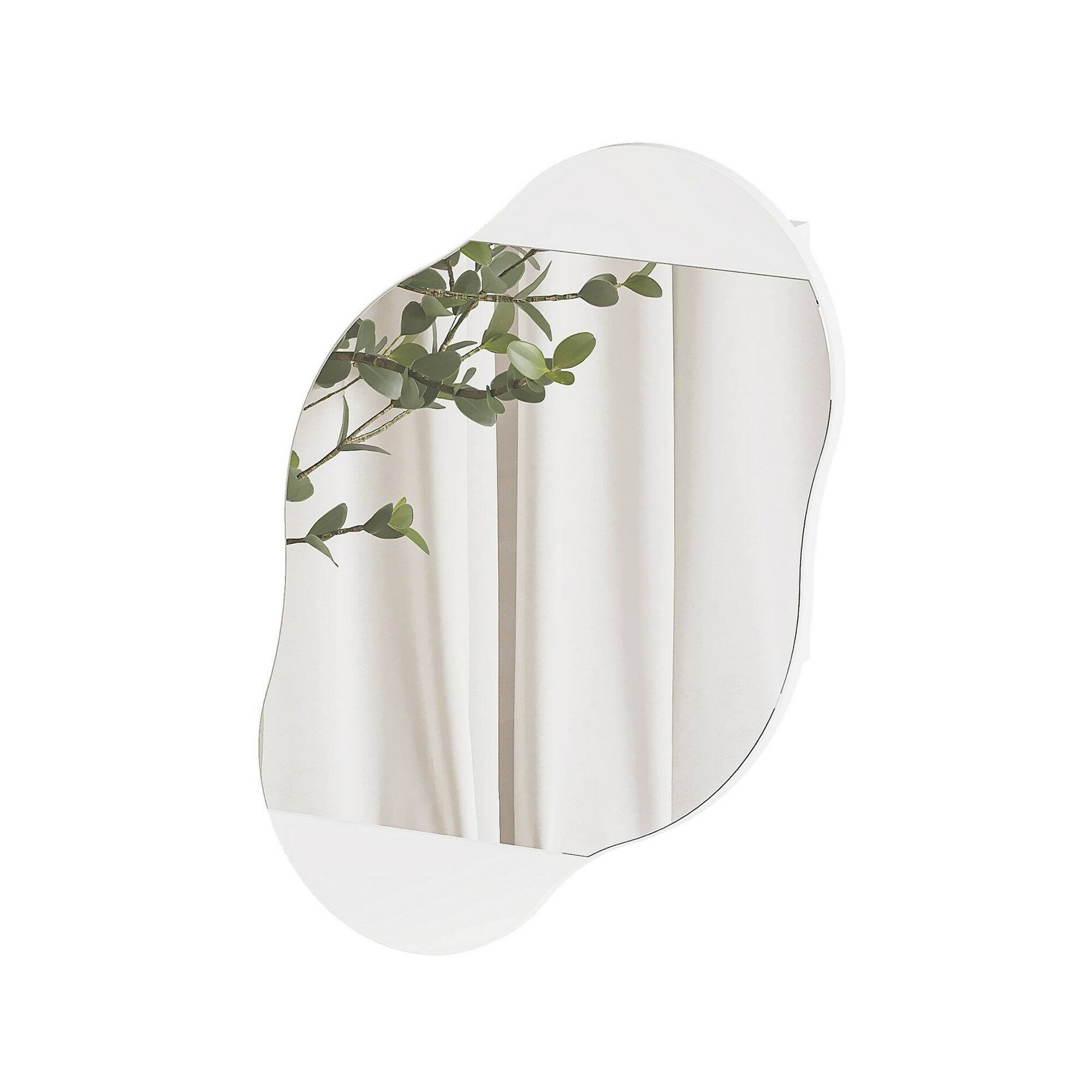 Espejo, Material Estructura de Vidrio, 60x75h cm Blanco - Asterisco ...