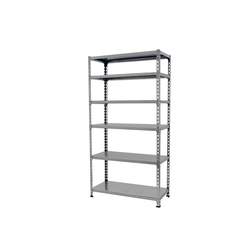 Estanteria SIMONCLICK MEGAPLUS 6/400 2500 GRIS/GRIS - 8425437091605 - Simon Rack | Leroy Merlin