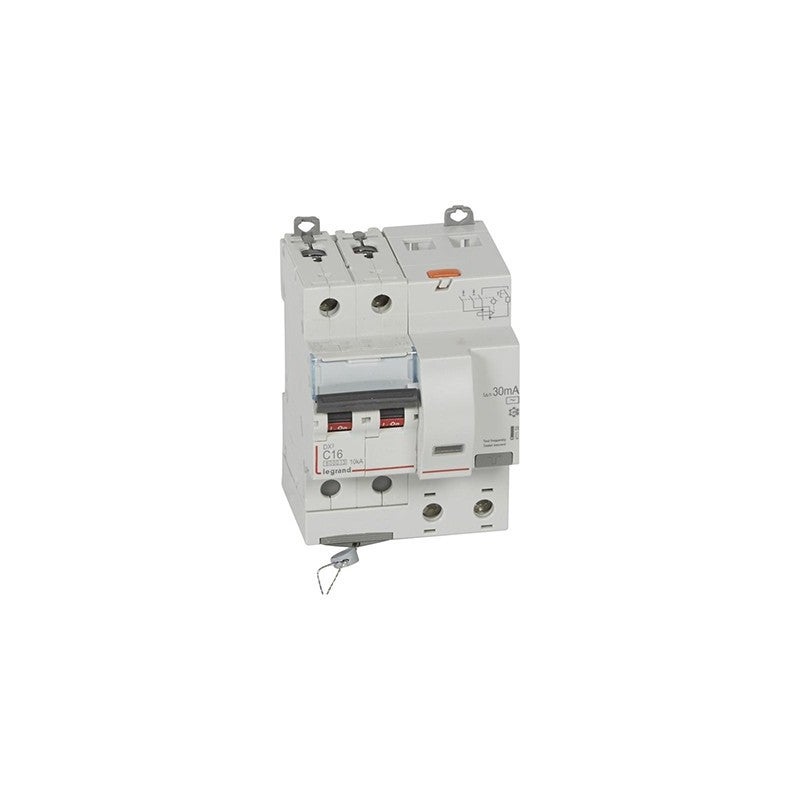 Disjoncteur différentiel DXᶾ 6000 - 2P - Vis/Vis - 16A - AC - 10kA - 30mA | Bricoman