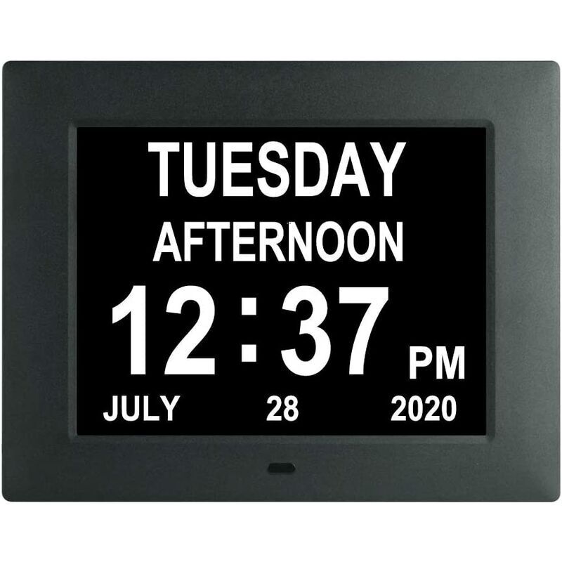 Reloj Reloj digital calendario día extra grande abreviado día fecha ...