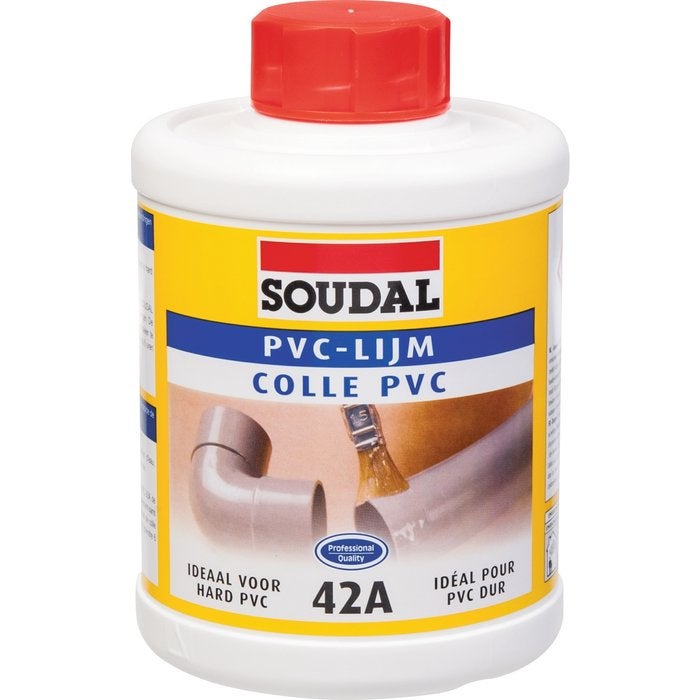 Colle PVC - 250 ml - 42A - Soudal | Leroy Merlin