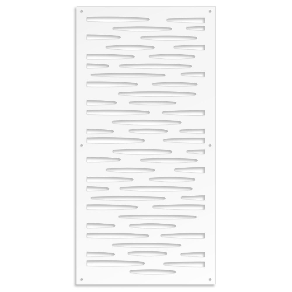 PUDDLE - Panel de PVC perforado - Sombrilla 73x148 cm blanco Espesor 1 ...