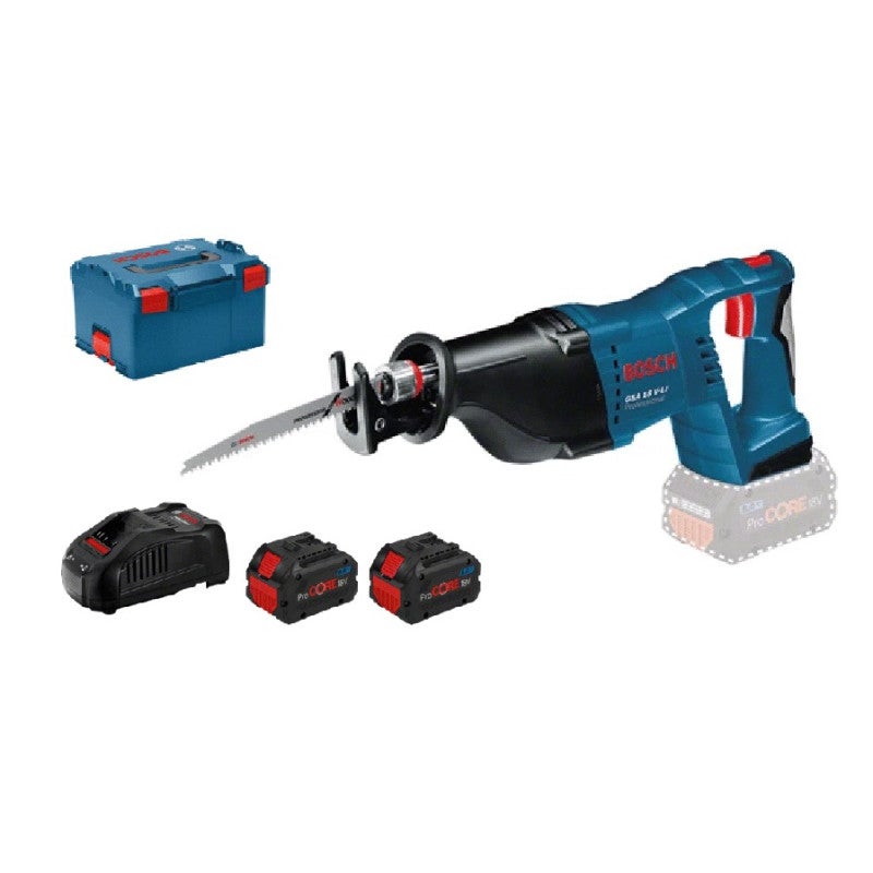 Scie sabre sansfil Bosch GSA 18 VLI 18 V 2 batteries ProCore 18 V 8Ah ...