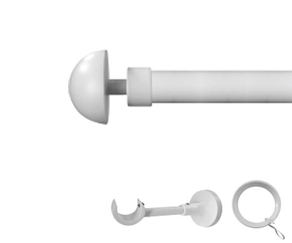 KIT BARRE DE RIDEAU 30mm. LARGEUR 300cm. | Leroy Merlin