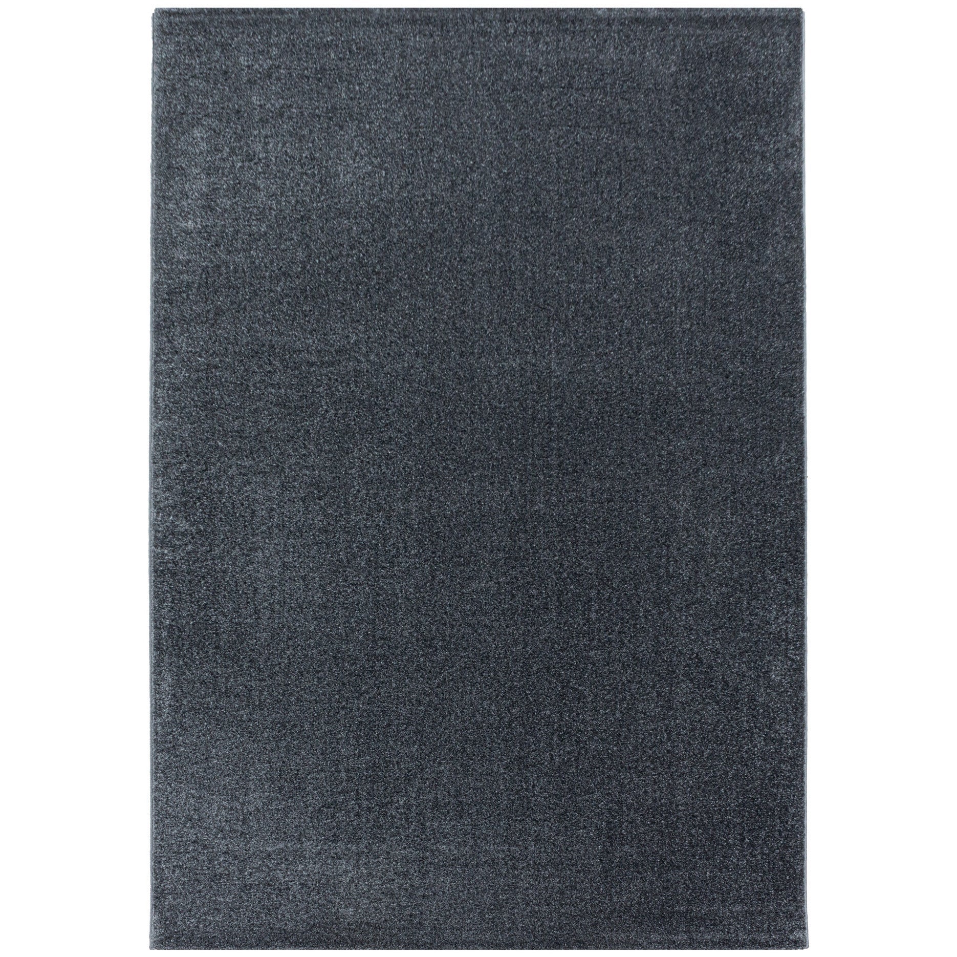 COLORS - Tapis Uni à poils ras - Anthracite 120 x 170 cm | Leroy Merlin