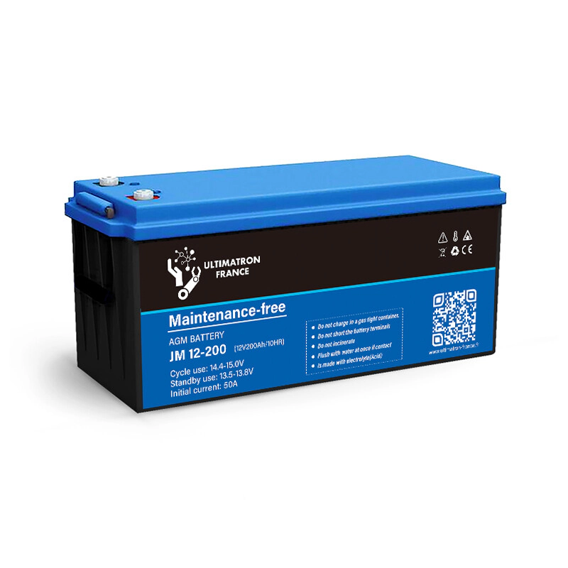 Batterie AGM 12V 200Ah ULTIMATRON à Décharge Lente pour Systèmes ...