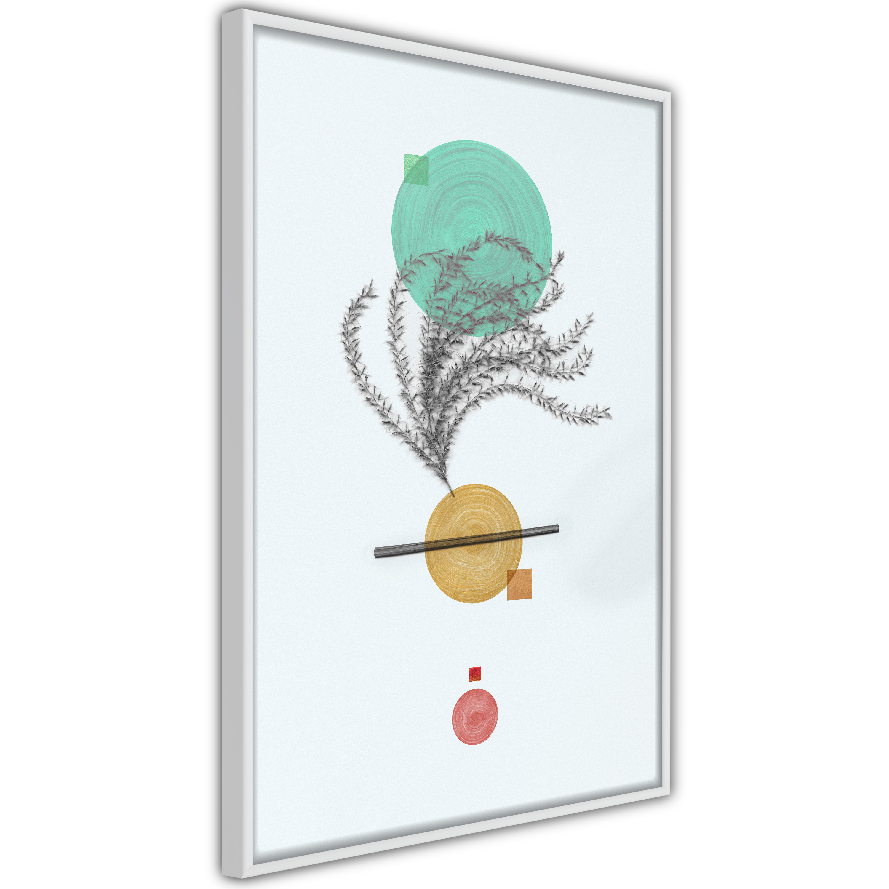 Poster et affiche - Geometric Installation with a Plant - 30x45 | Leroy ...