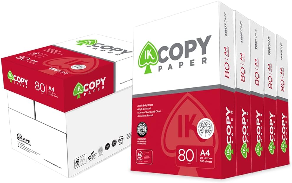 Copy Paper | Folios DIN A4 80 grs | Caja de 2.500 hojas | Para Oficina ...