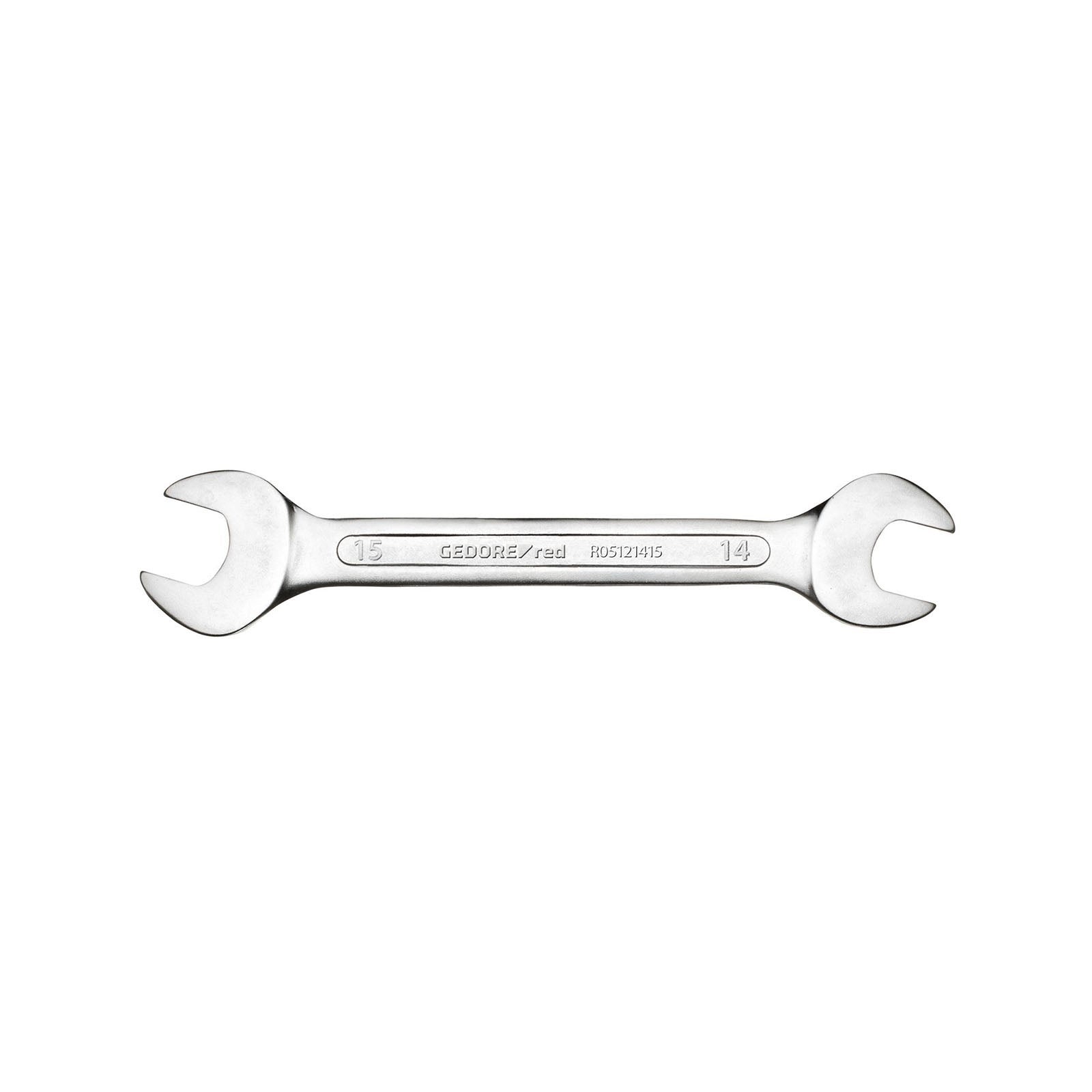 GEDORE red R05121415 - Llave fija de doble boca abierta 14x15 mm L=150 ...