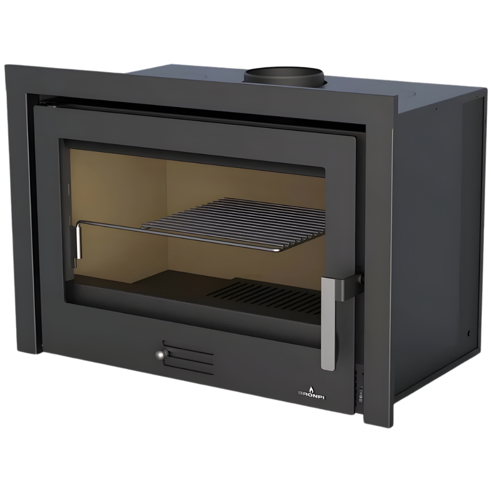 Insert bois Rioja Bronpi + ventilation | Leroy Merlin