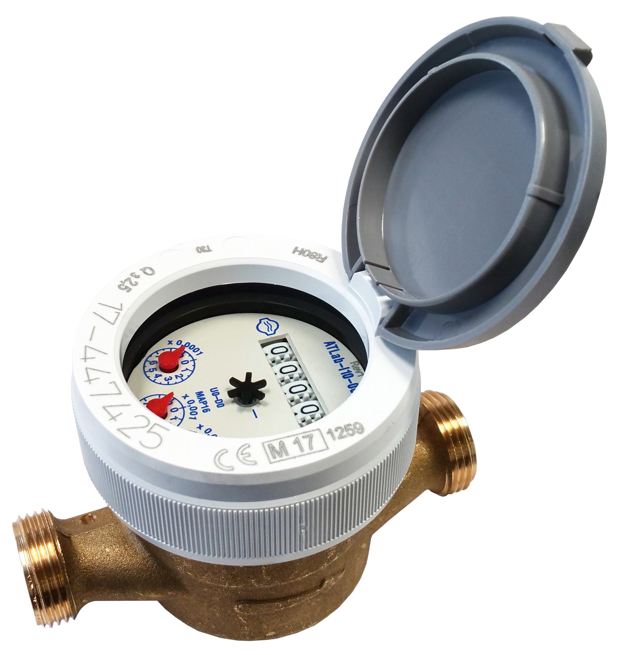 CONTADOR DE AGUA CON DIAL DE 1/2 PESO | Leroy Merlin