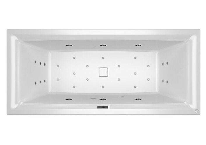 RIHO Still Square aignoire rectangulaire, avec Riho Fall, version ...