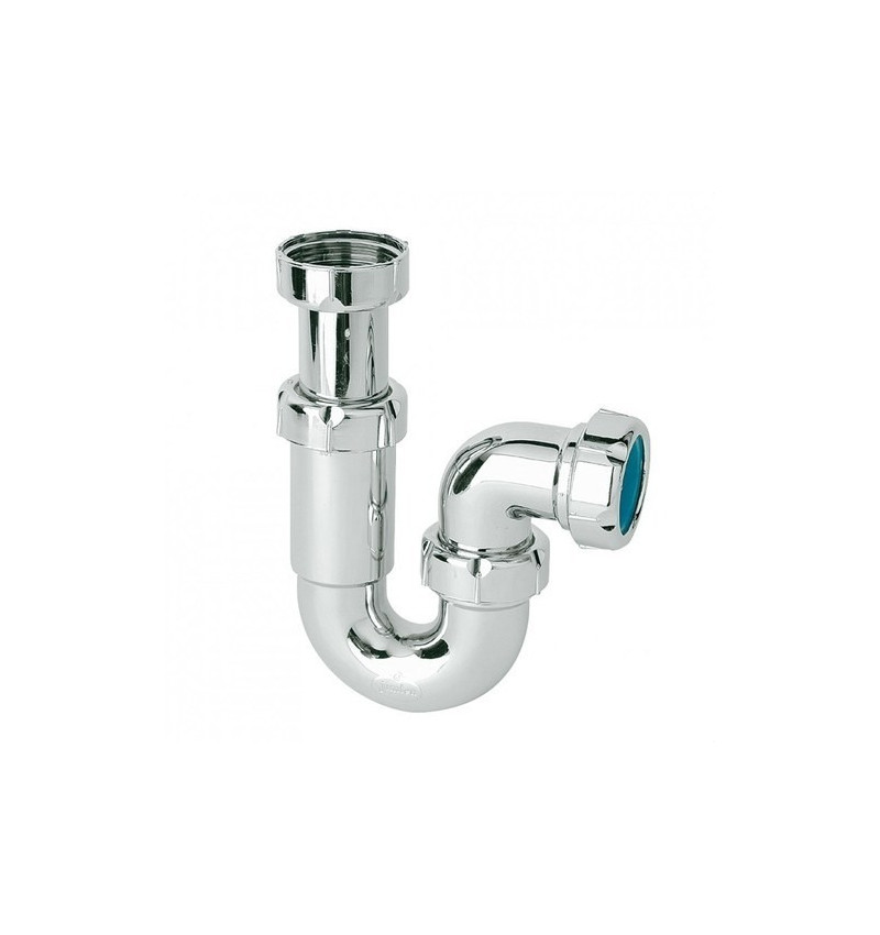 SIFON CURVO EXTENSIBLE HORIZONTAL S181 1.1/4" ORO - JIMTEN | Leroy Merlin