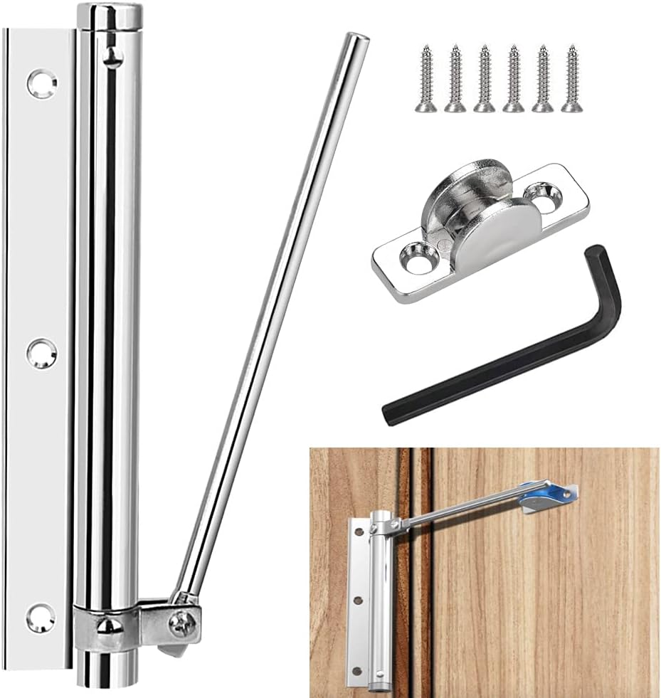 Ferme-Porte Automatique en Alliage Aluminium - Ressort Hydraulique ...