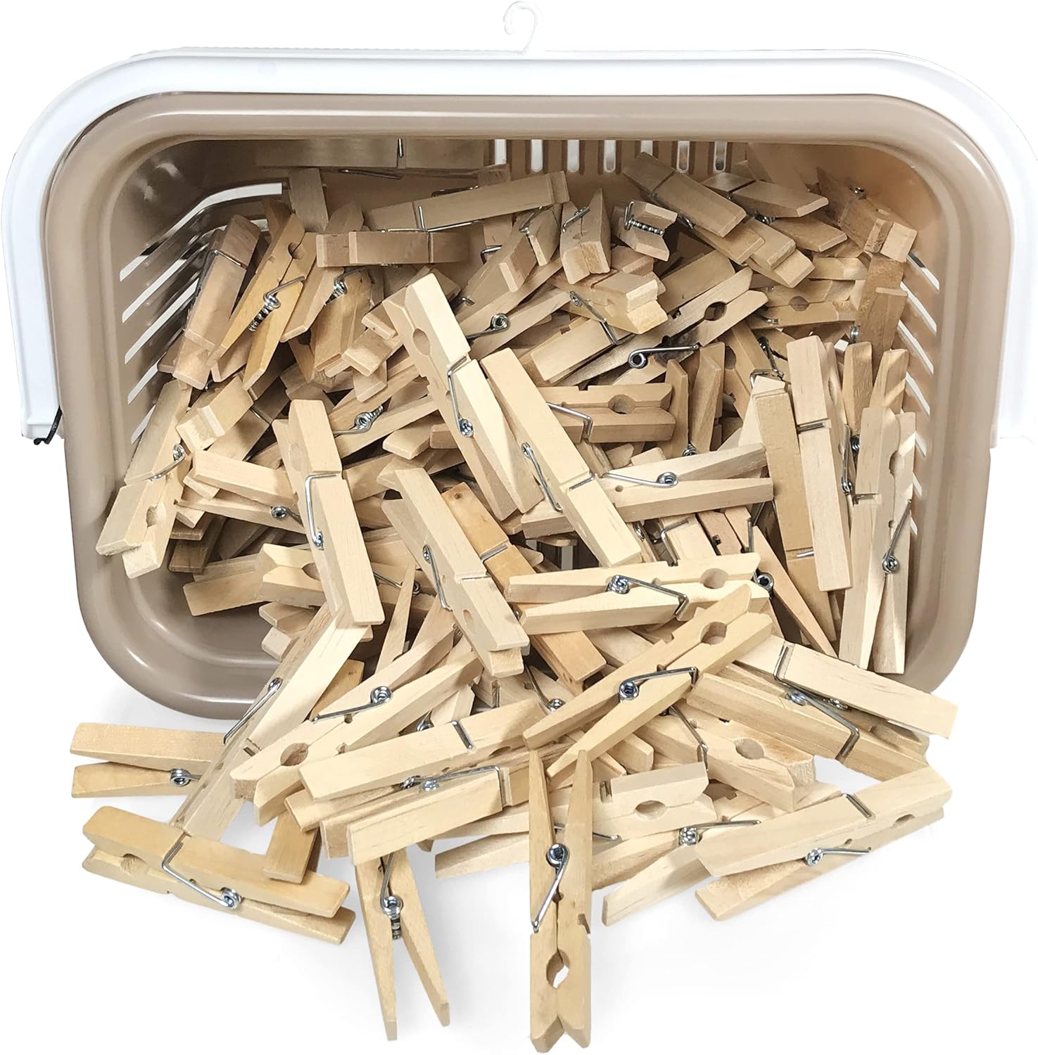 COM-FORT HOUSE | Pinzas de Madera | Cesta de Plástico Rectangular ...