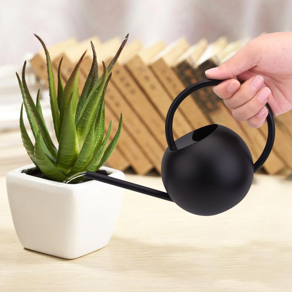 Regadera para plantas en maceta, 400 ml, fabricada en acero inoxidable ...