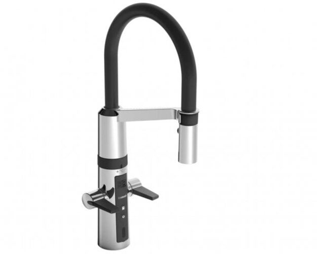 HANSA HANSASEMIPRO Robinet de cuisine, hybride/connecteur, avec vanne ...