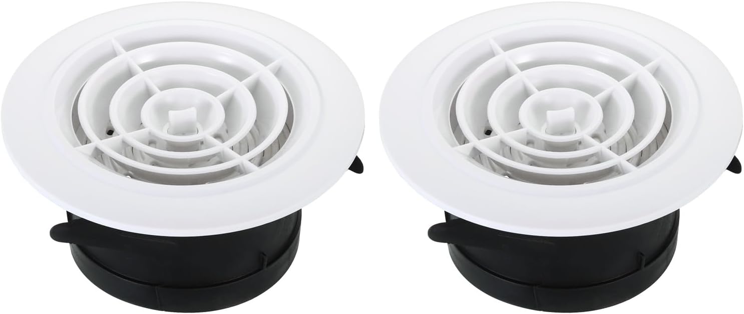 Deux grilles de ventilation, 100mm, une grille de diffusion de plafond ...