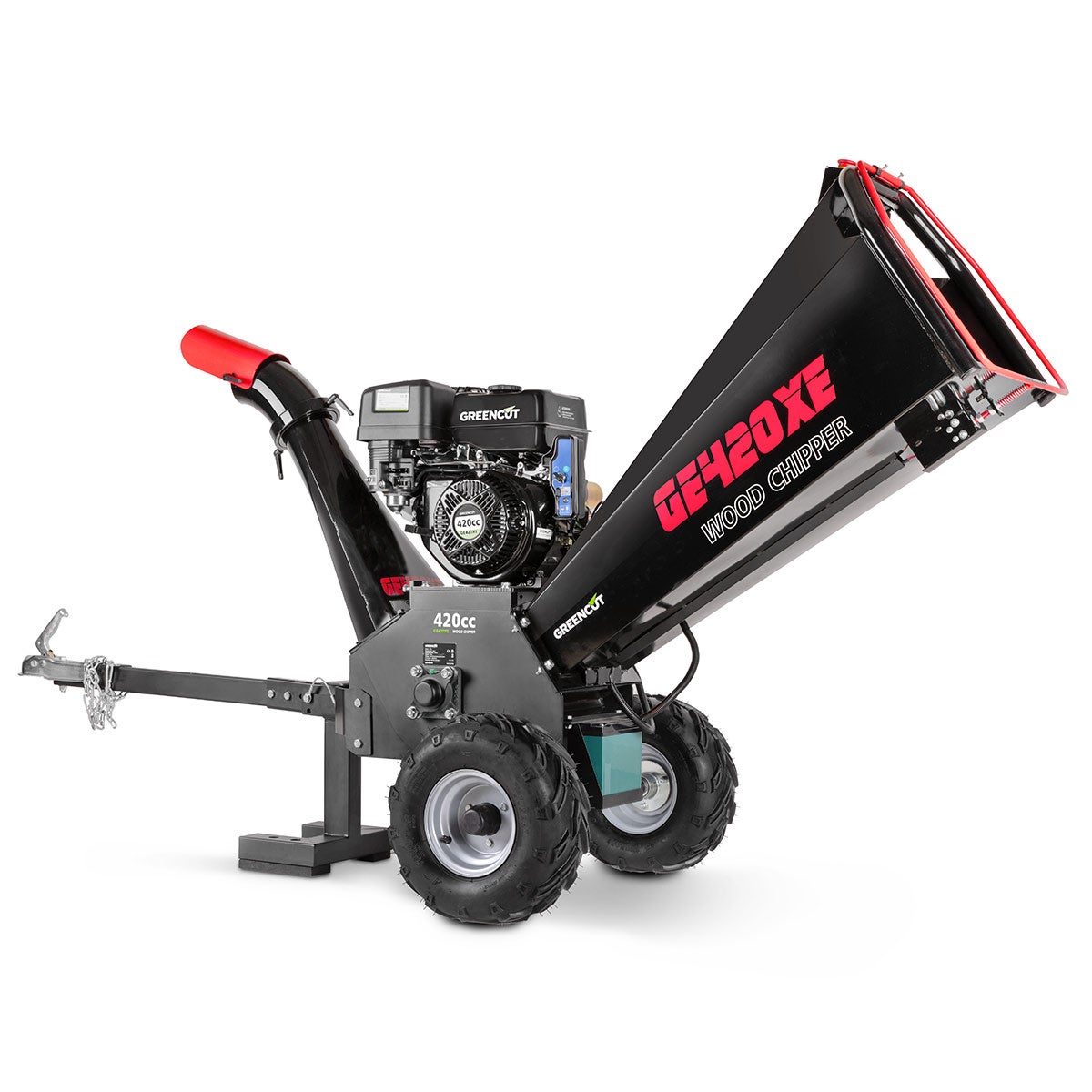 Biotrituratore a benzina da 420cc, 9kw, diametro di taglio 120mm ...