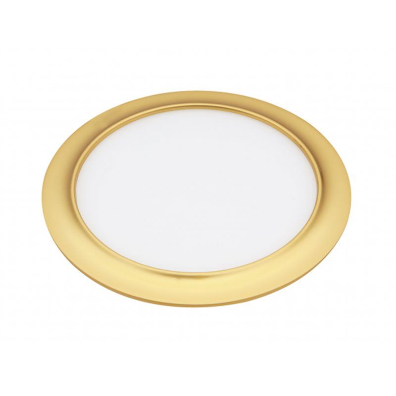 Downlight Trevor Gold LED 20W 3000K 1600lm (Ø23x23x1,5cm) Coupe Ø21cm ...
