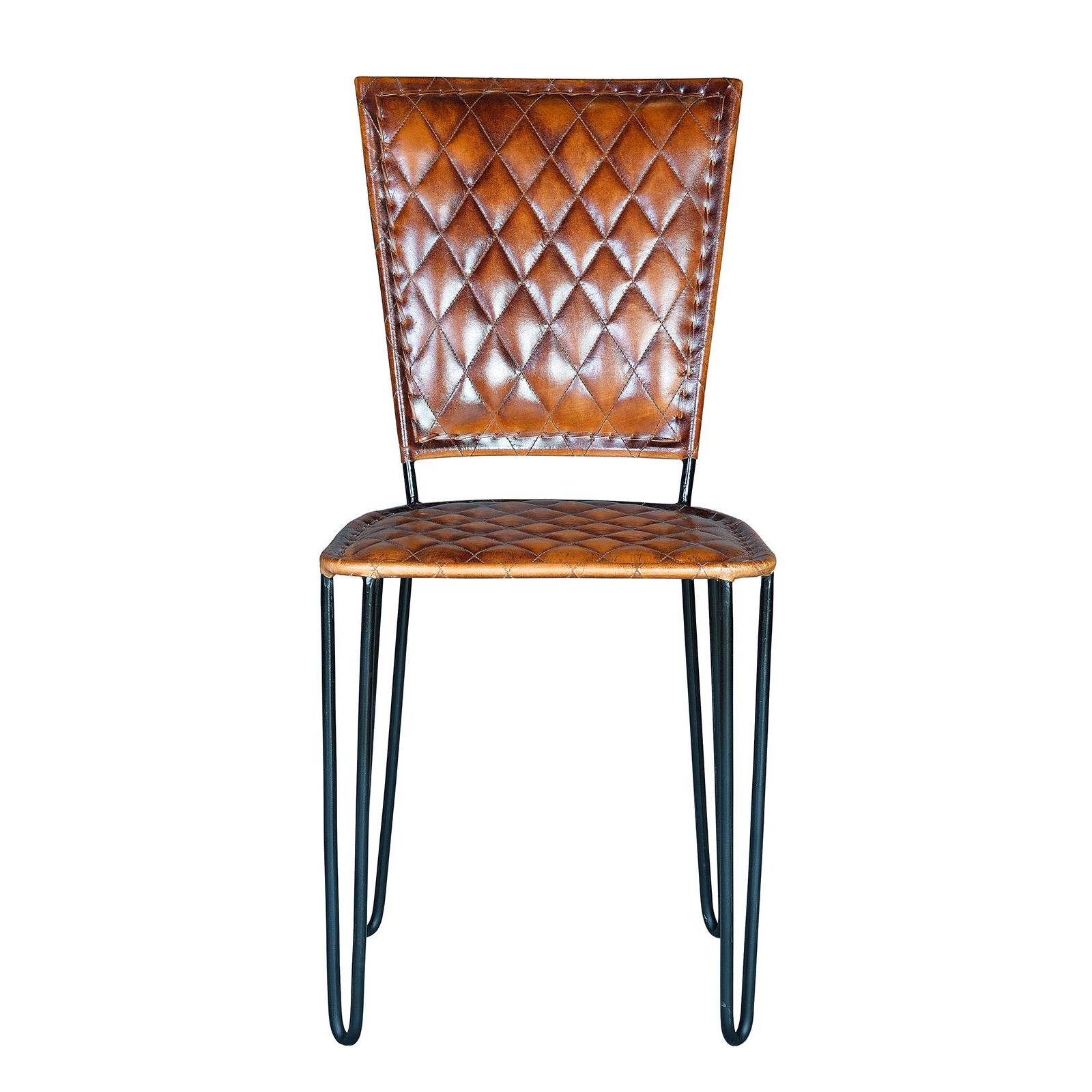 Chaise Cuir Vintage