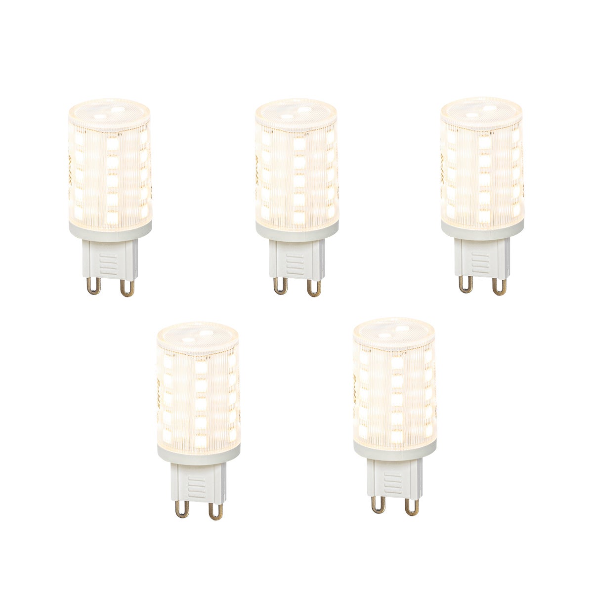 Juego de 5 bombillas LED G9 Inteligente | Wifi | Smart | Wifi | Smart 2,5W 250 lm 2700K | Leroy ...