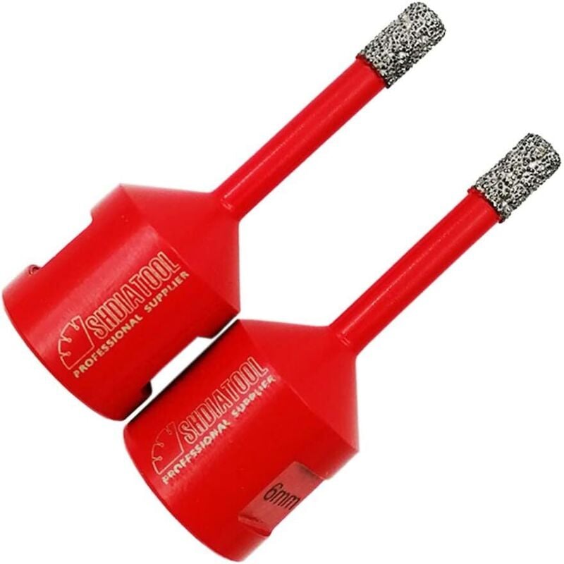 Forets Diamant 2 Pièces 6mm Trépans de Forage avec Filetage M14 pour ...