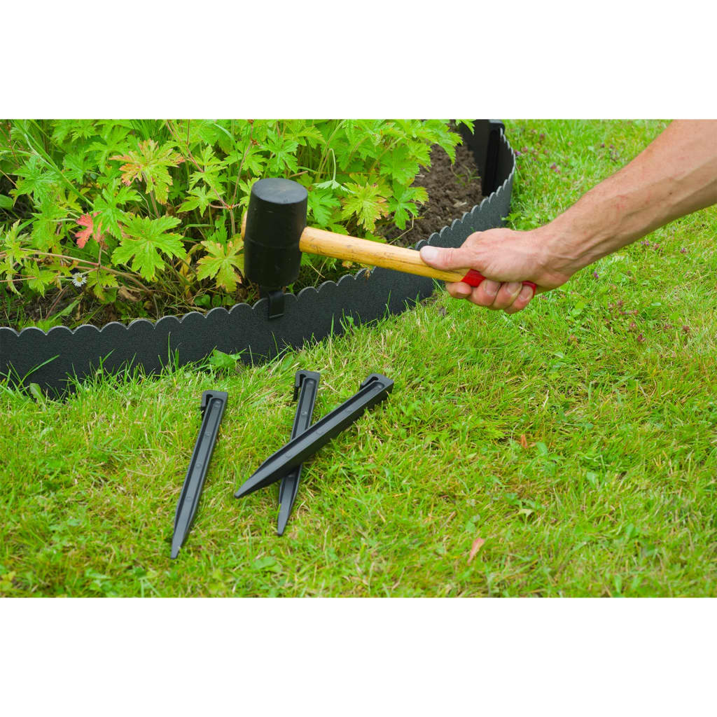 Maison Exclusive - Ensemble de bordure de jardin H13 cm x 12 m avec ... Maison Exclusive - Ensemble de bordure de jardin H13 cm x 12 m avec ...