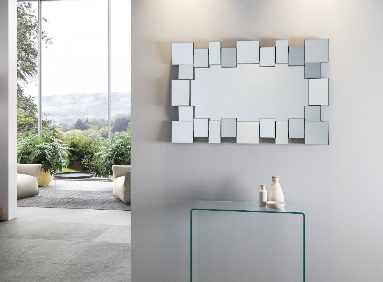 Miroir mural design original Karias 70x120 | Leroy Merlin