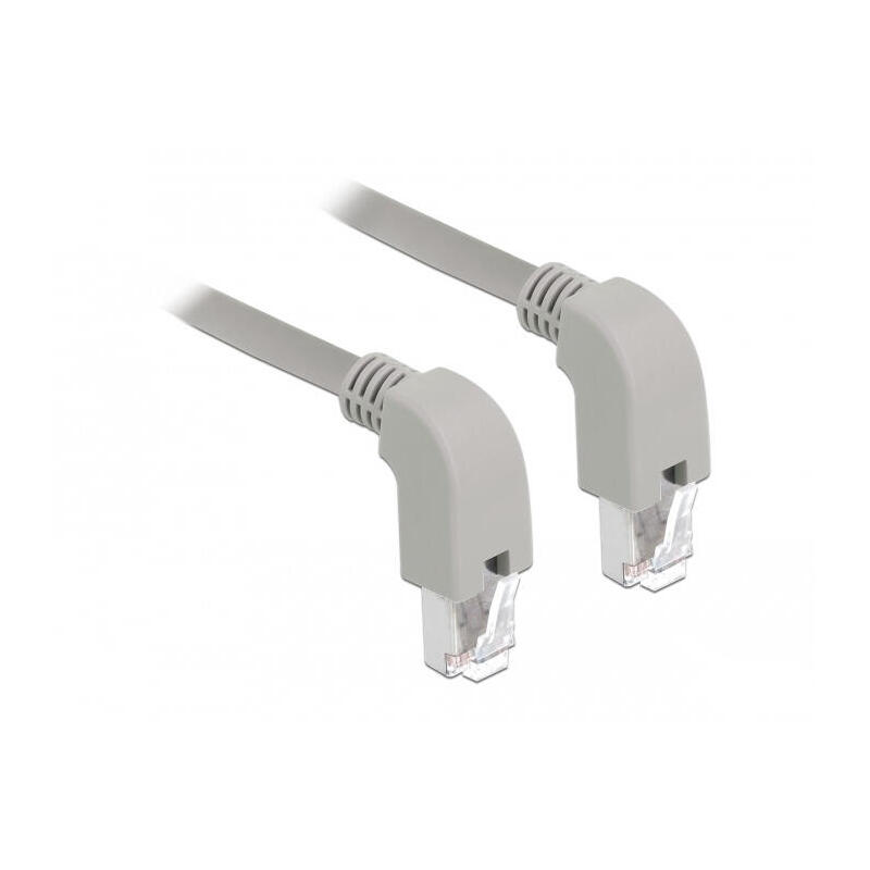 Delock c ble r seau rj45 cat.6a s/ftp 1m gris | Leroy Merlin
